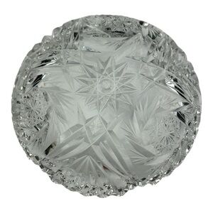 None | Dining | Antique Abp American Brilliant Cut Glass Sawtooth Small ...